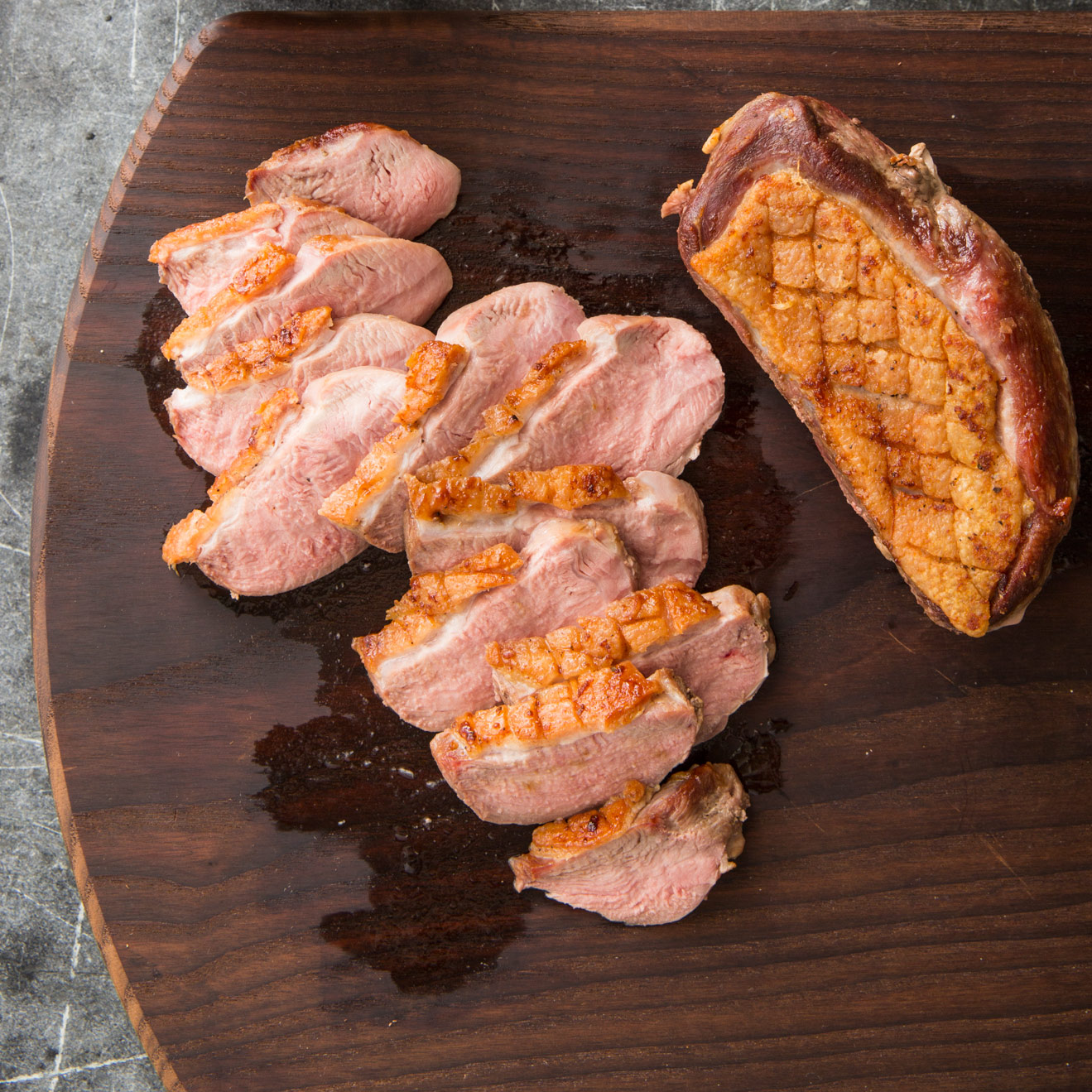 Pan-Seared Duck Breasts with Dried Cherry Sauce | America's Test Kitchen